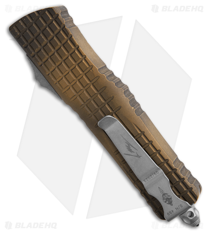 Microtech Combat Troodon Hellhound Frag Earth/Apoc Blade HQ