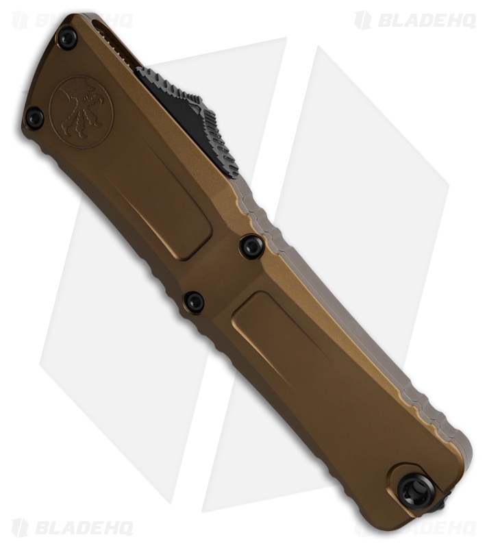 Microtech Combat Troodon OTF Knife Tan Aluminum Black