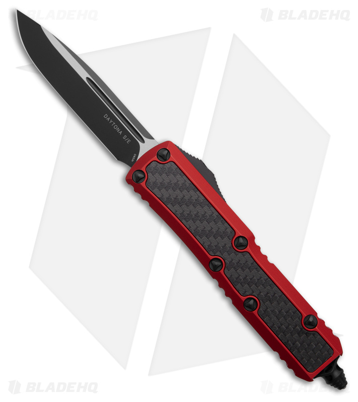 Microtech Daytona S/E OTF Knife Red + CF/Black - Blade HQ