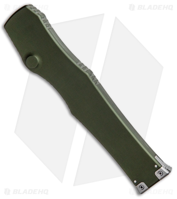 Microtech Halo VI Tanto OTF | OD Green Automatic Knife | Satin