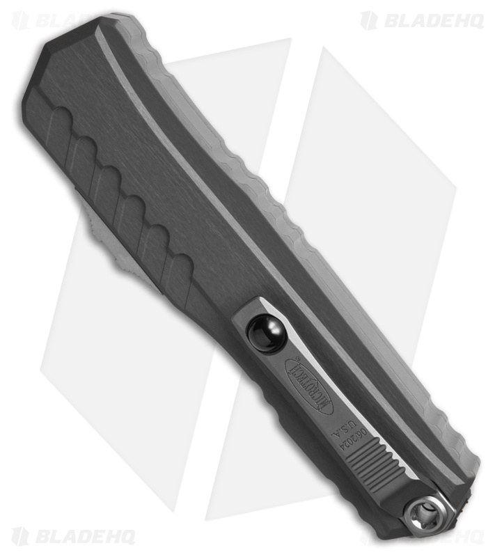 Microtech Cypher II OTF Knife Natural Clear Aluminum SW