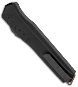 Microtech Cypher MK7 | S/E OTF Automatic Knife Black/Tan | 241M-1TNBK