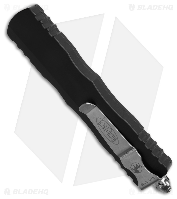 Microtech Dirac Delta Dagger Auto Knife Blk Alum - Blade HQ