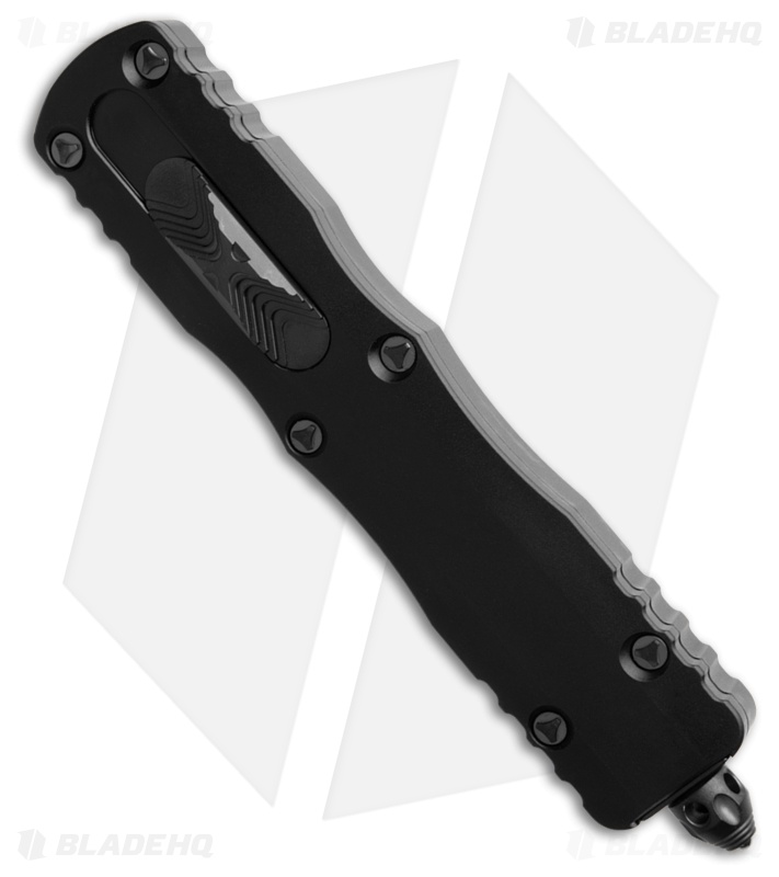 Microtech Dirac Delta OTF Knife Black Aluminum D/E Black