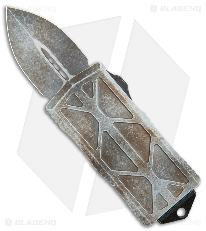Microtech Exocet Sandtrooper CA Legal OTF Knife White Dagger | BHQ
