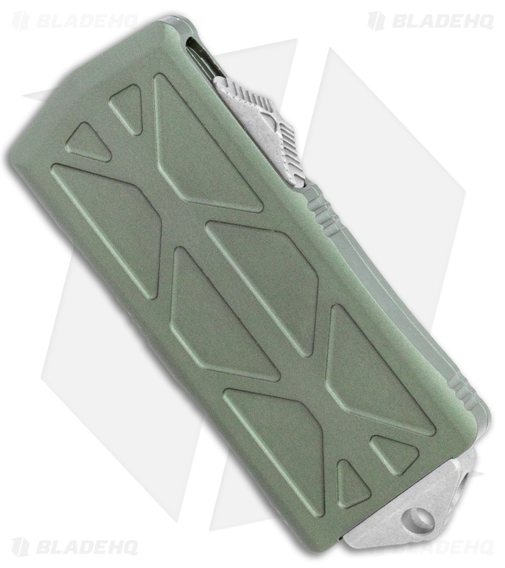 Microtech Exocet | OTF Auto | Apocalyptic Green - Blade HQ