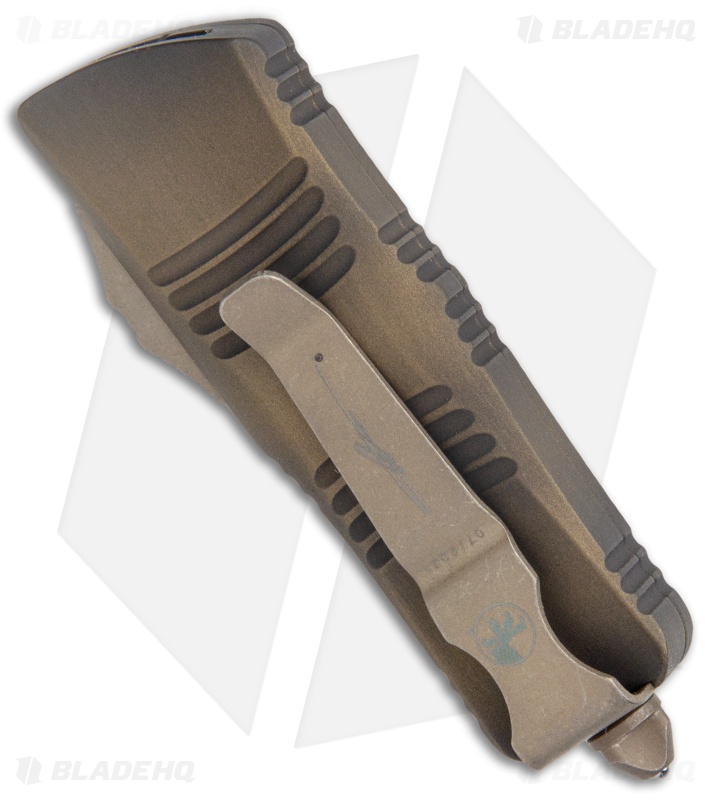 Microtech Troodon Mini D/E OTF Signature Series Antique Bronze (1.9 ...