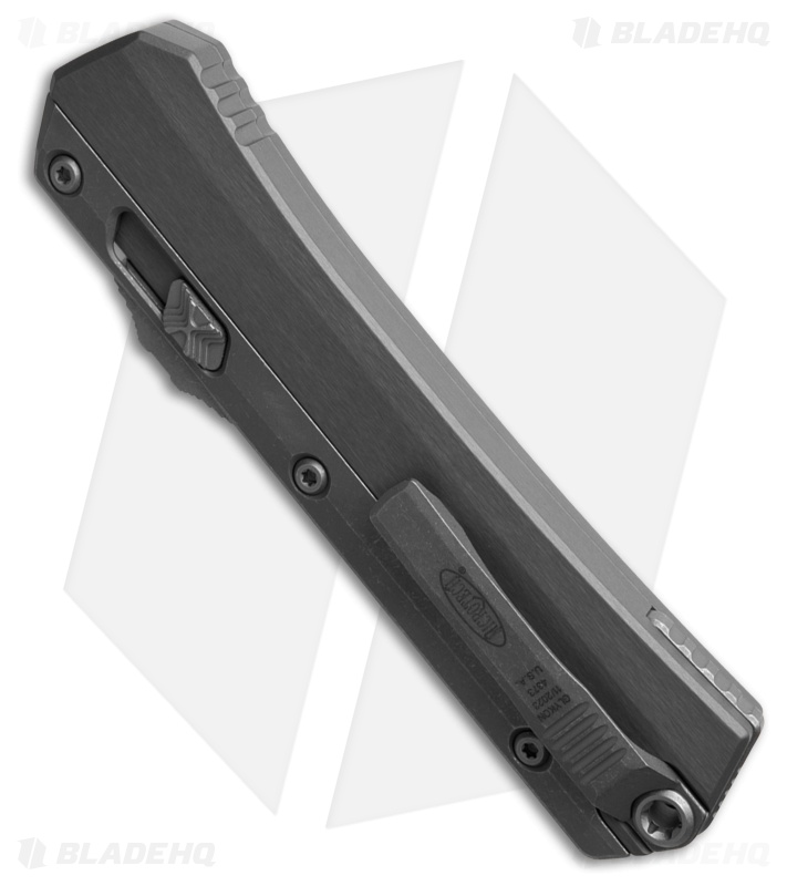 Microtech Glykon Bayonet OTF Knife Gray/Titanium/Apoc