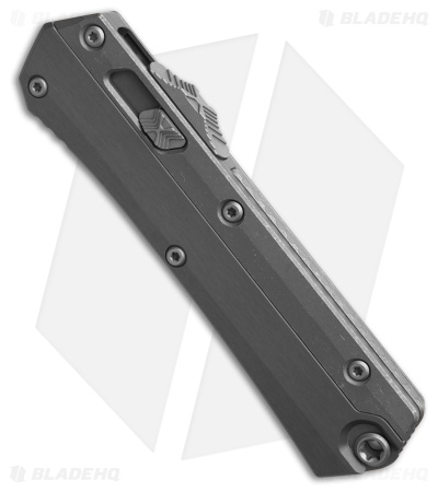Microtech Glykon Bayonet OTF Knife Gray/Titanium/Apoc