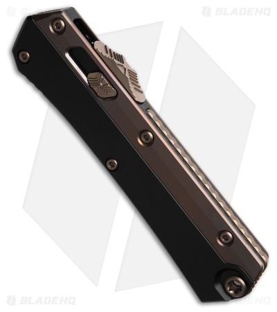 Microtech Glykon OTF Black Al/Bronze Ti T/E Black M390