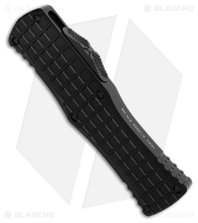 Microtech Hera Black Hellhound OTF Knife Frag - Blade HQ