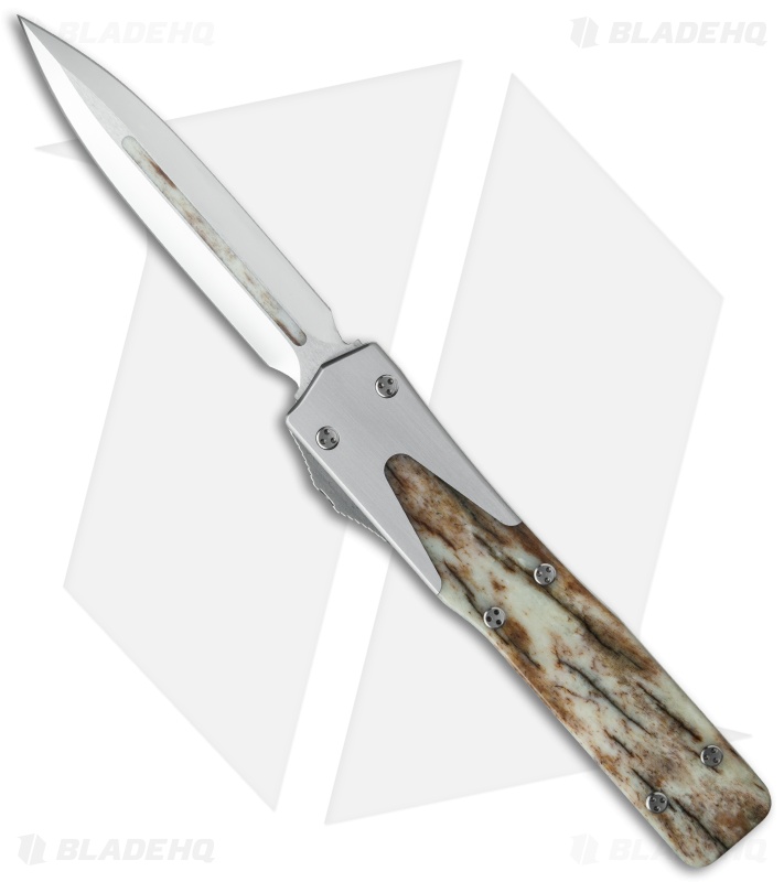 Microtech Marfione Custom UT-10 D/E OTF Knife Giraffe Bone (3.5" High ...