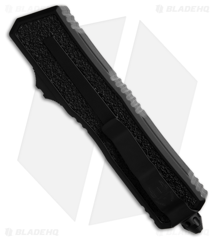 Microtech Scarab II Gen III S/E OTF Knife Black Al + Black