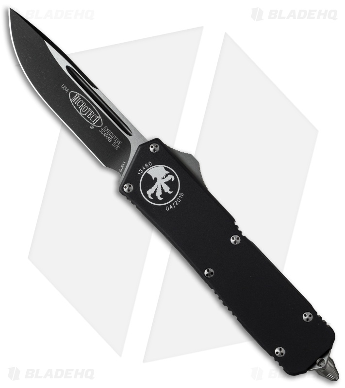 Microtech Scarab Executive OTF S/E Automatic Knife (3.5" Black) 176-1 ...