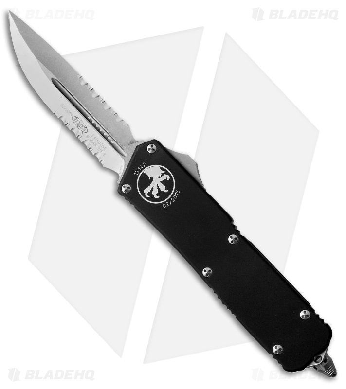 Microtech Scarab Executive D/E-S OTF Automatic Knife (3.5" Satin Serr ...