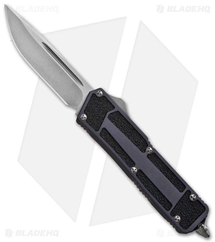 Marfione Microtech Custom Scarab Clip Point OTF Knife Gray (Stonewash ...