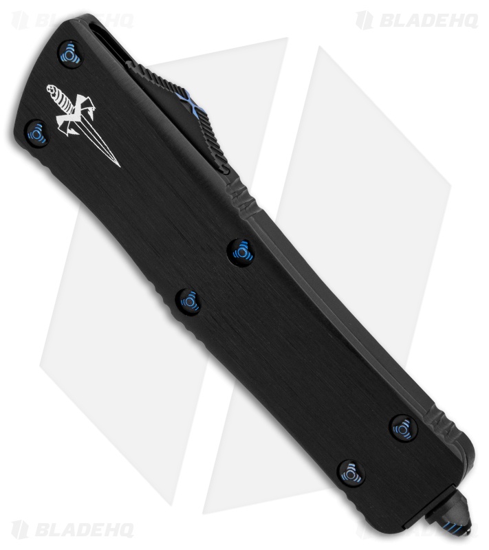 Marfione Custom Troodon Interceptor | OTF Automatic Knife | Stonewash