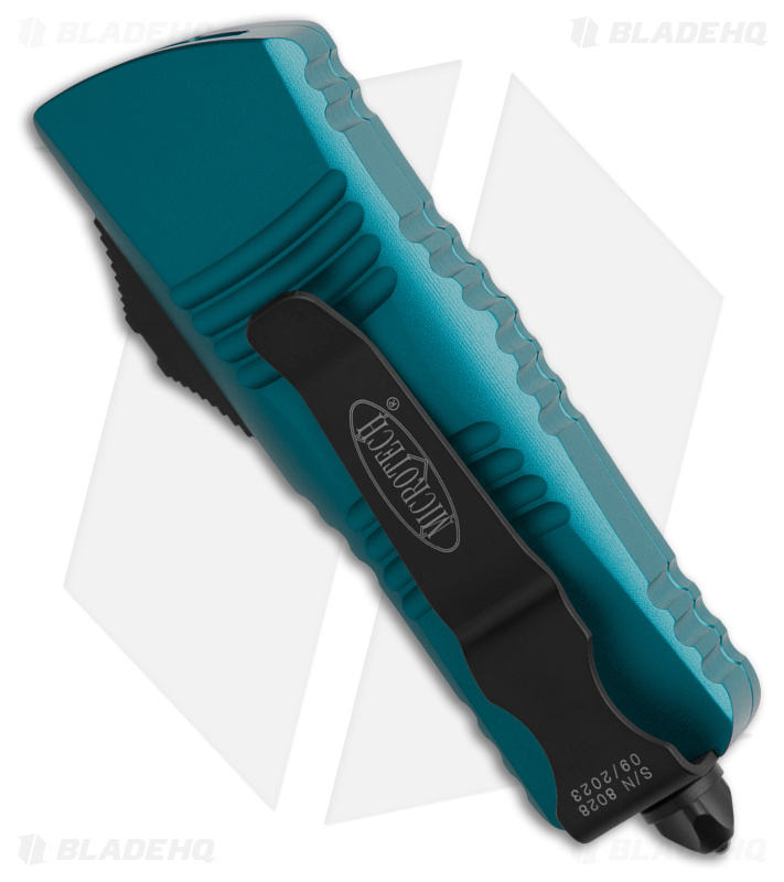 Microtech Troodon Mini D/E OTF Blue/Black Serr - Blade HQ