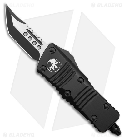 Microtech Mini Troodon Hellhound SS OTF Knife Black Satin