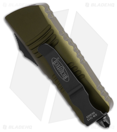 Microtech Troodon Mini D/E OTF OD Green + Black - Blade HQ