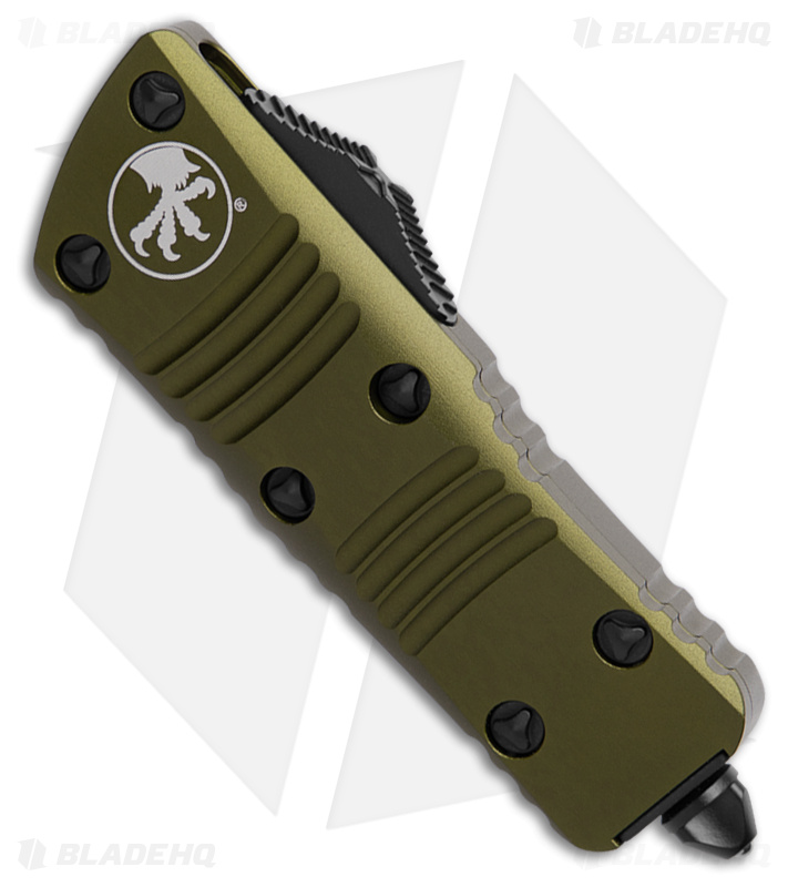 Microtech Troodon Mini D/E OTF OD Green + Black - Blade HQ