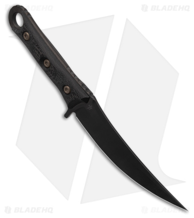 Microtech Borka SBK Knife Black CF (Black) - Blade HQ