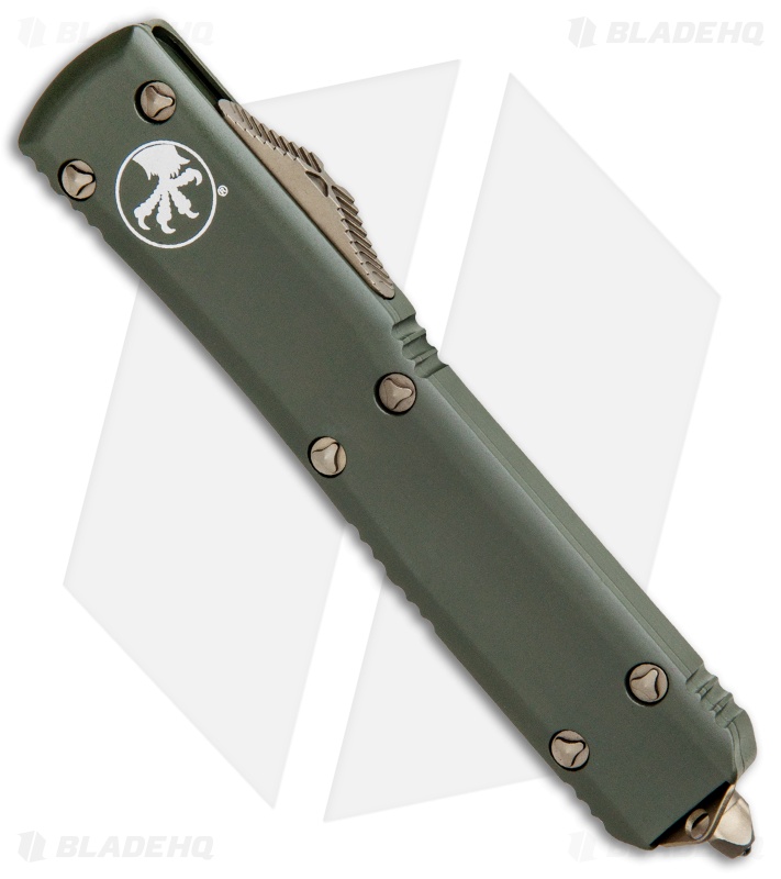Microtech Spartan Ultratech | OTF Automatic Knife | OD Green