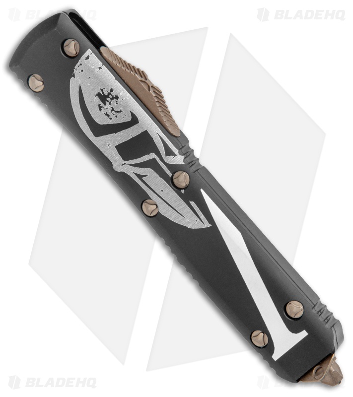 Microtech Ultratech T/E OTF Auto Knife Molon Labe (3.4"Bronze ...