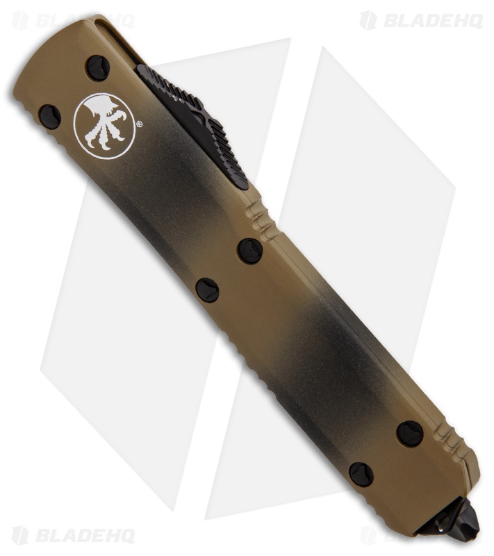Microtech Spartan Ultratech | OTF Automatic Knife | Tan Camo