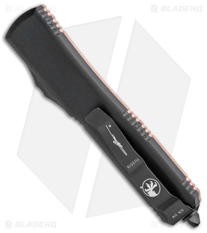 Microtech Ultratech D/E - OTF Automatic Knife | Copper CC + Black