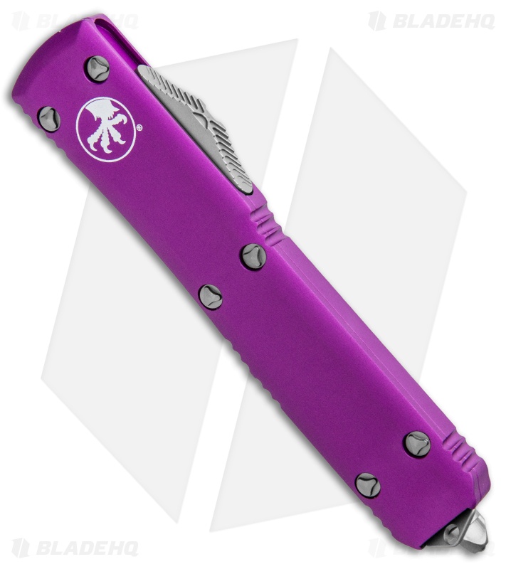 Microtech Ultratech - T/E OTF Automatic Knife | Violet CC + Satin Serrated