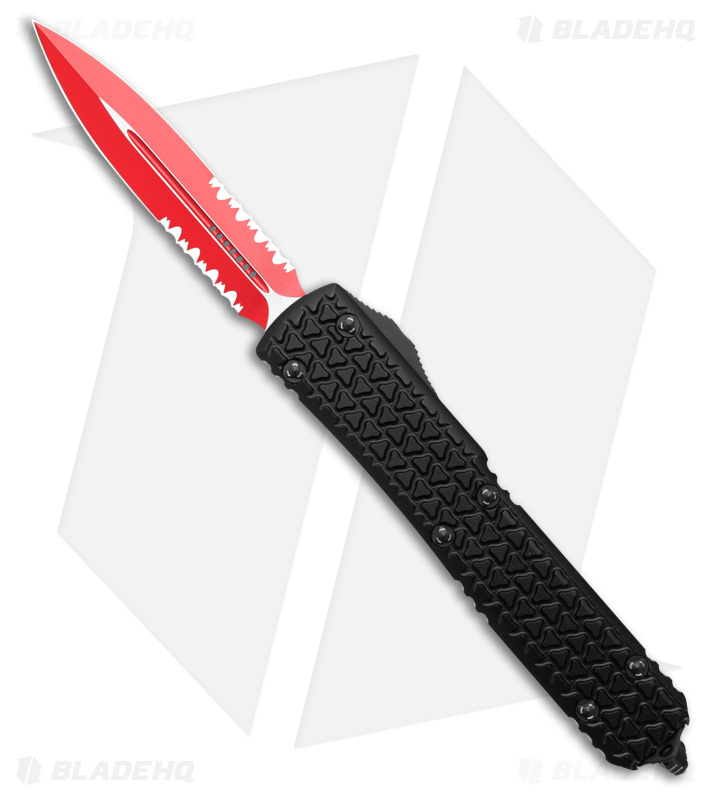 Microtech Ultratech Sith Lord Dagger OTF Red Serr - Blade HQ