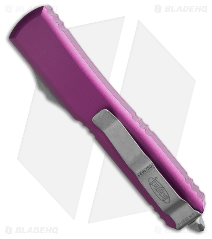 Microtech Ultratech Auto Knife Violet (Apoc Serr) - Blade HQ