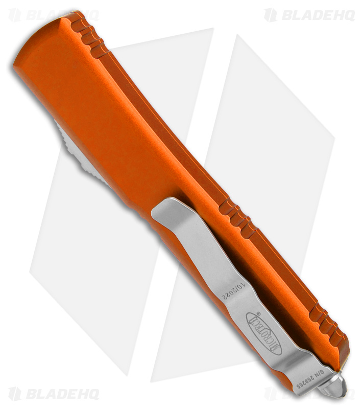 Microtech Ultratech OTF D/E Orange (SW Full Serr) - Blade HQ