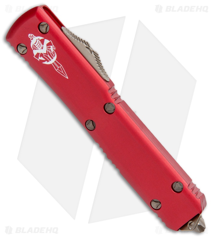 Microtech Ultratech Hellhound OTF | Red/Bronze - Blade HQ
