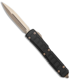 Microtech Ultratech II | D/E OTF Knife | Black Aluminum - Blade HQ
