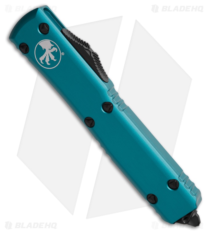 Microtech Ultratech OTF T/E Tanto Knife Blue/Black Full Serr