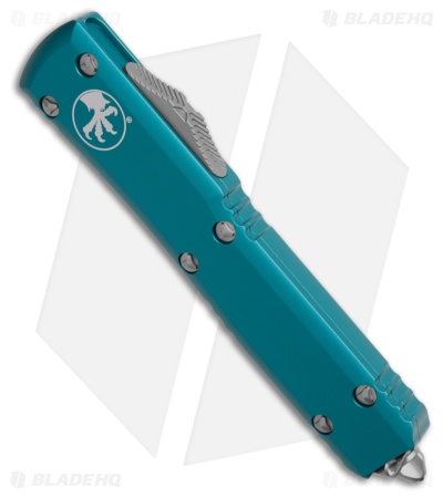 Microtech Ultratech OTF D/E Knife Blue + Satin Full Serr