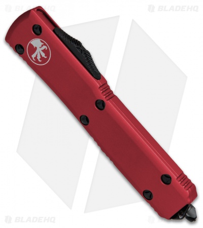 Microtech Ultratech D/E OTF Automatic Knife Red (3.4" Black) - Blade HQ