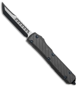 Microtech Ultratech Hellhound Tanto OTF Auto Carbon Fiber (3.4" Two ...