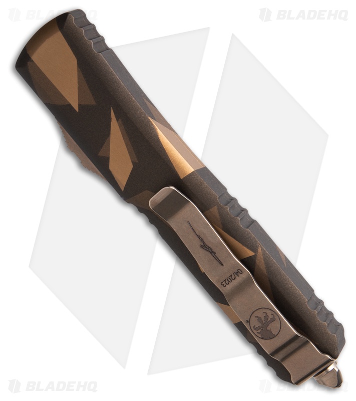 Microtech Ultratech OTF Camo Al D/E Bronze M390 Full Serr
