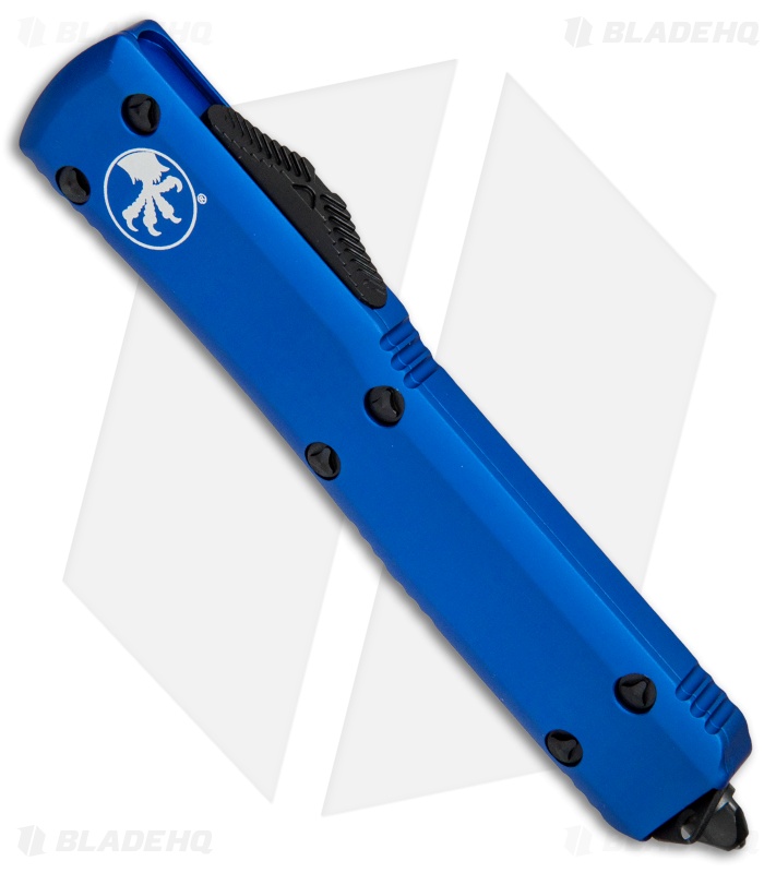 Microtech Ultratech S/E OTF Automatic Knife Blue (3.4" Black Serr) 121 ...