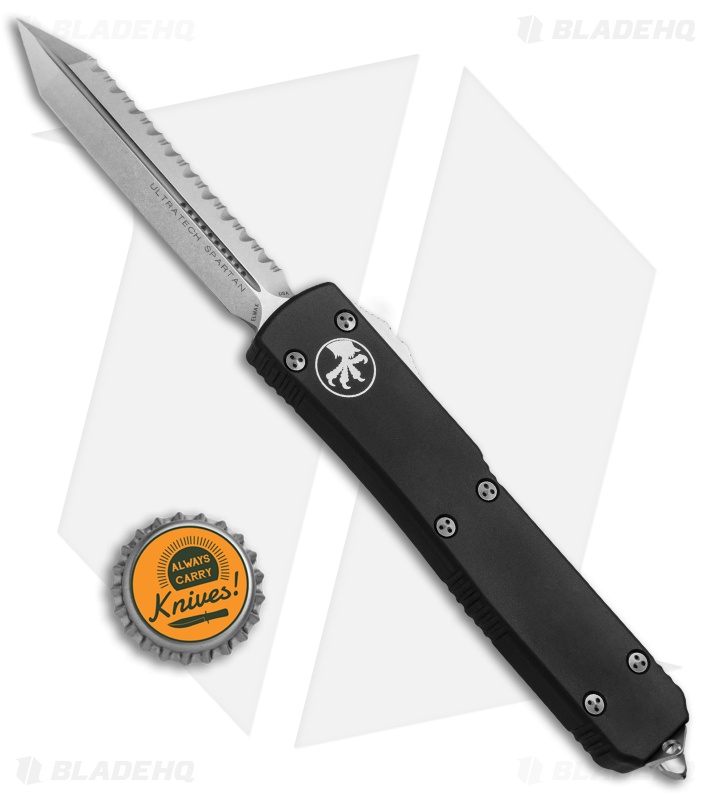 Microtech Ultratech Spartan OTF Automatic Knife (3.4" Stonewash Full ...