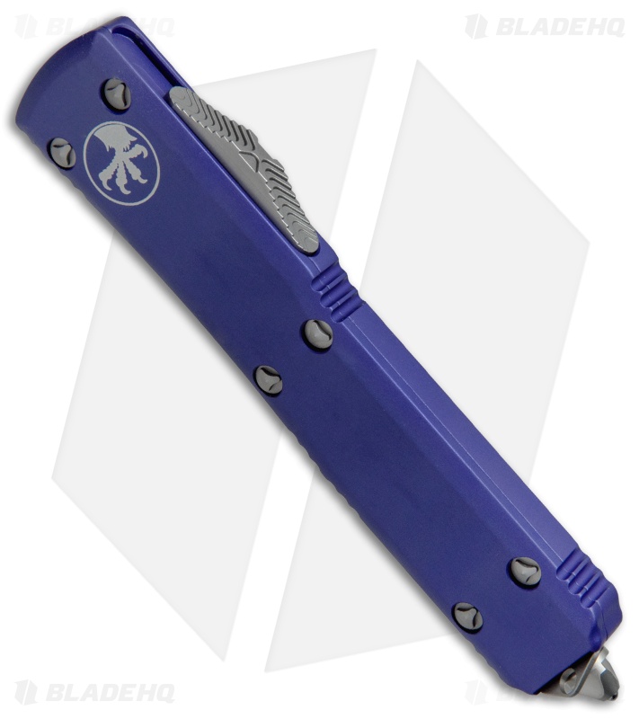 Microtech Ultratech T/E OTF Automatic Knife CC Purple (3.4" Stonewash ...