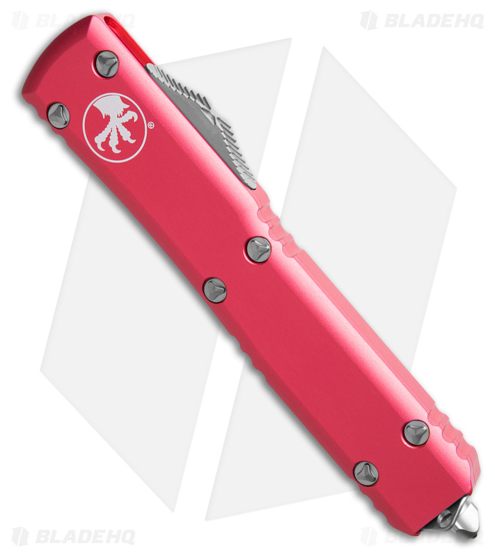 Microtech Ultratech S/E Auto Knife Pink Al (SW) - Blade HQ