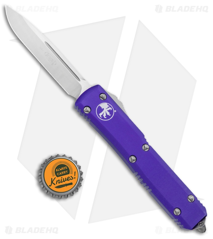Microtech Ultratech | Automatic OTF Knife | Purple + Satin