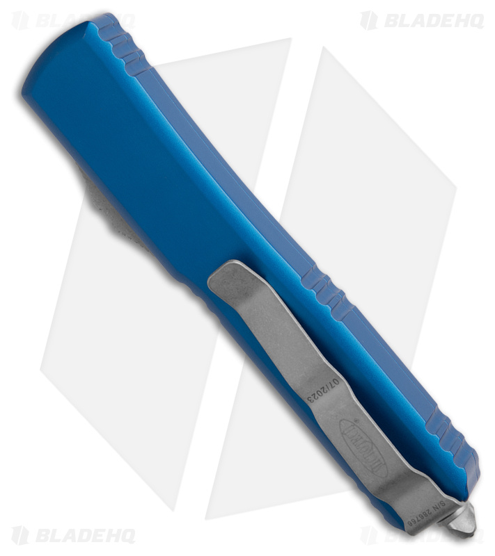 Microtech Ultratech S/E Auto Knife Blue (Serr) - Blade HQ