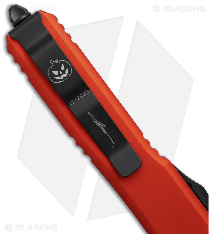 Microtech UTX-85 S/E OTF Knife Halloween Orange - Blade HQ