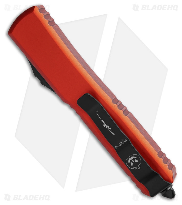 Microtech Ultratech S/E OTF Knife Halloween Orange Blade HQ