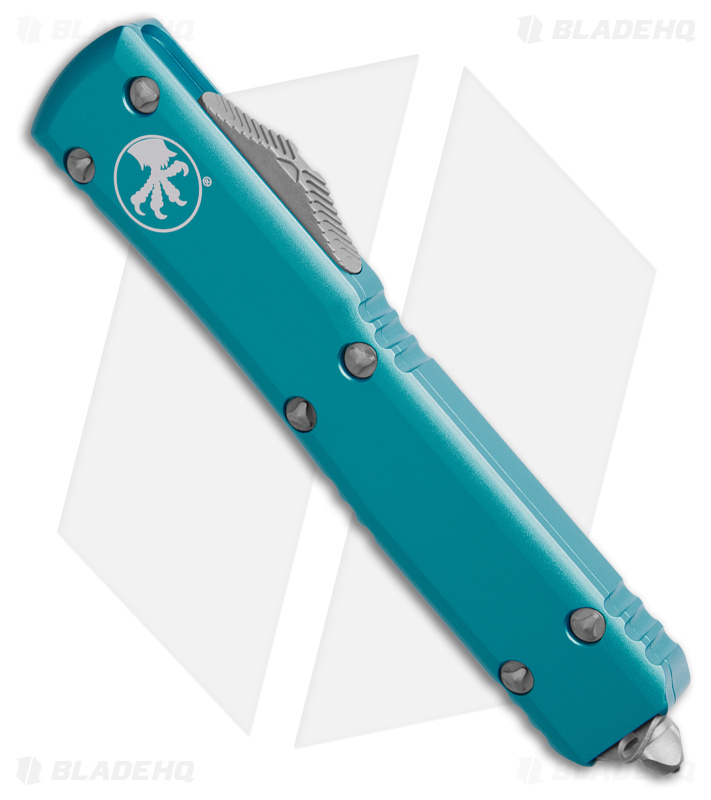 Microtech Ultratech S/E OTF Knife Turquoise AP - Blade HQ